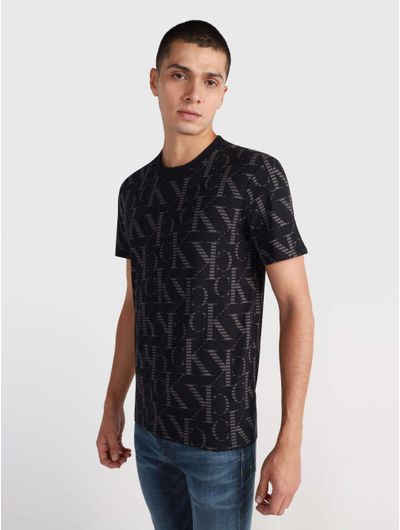 Playera Calvin Klein Slim Hombre Negro | Playeras - calvinkleinmx